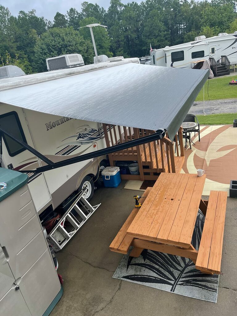 Awnlux 12v Electric Caravan Rv Awning 18Ft x 8ft Retractable W5700 ...