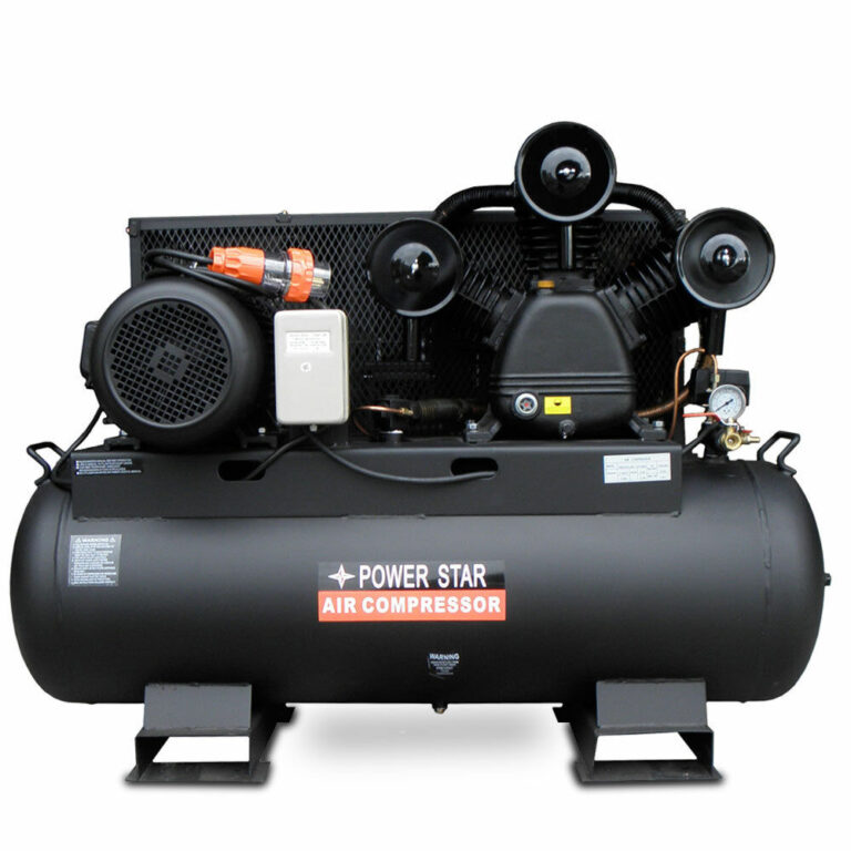 NEW Large Industrial Air Compressor 200 Lt Tank 42CFM 3 Cylinder 10HP ...