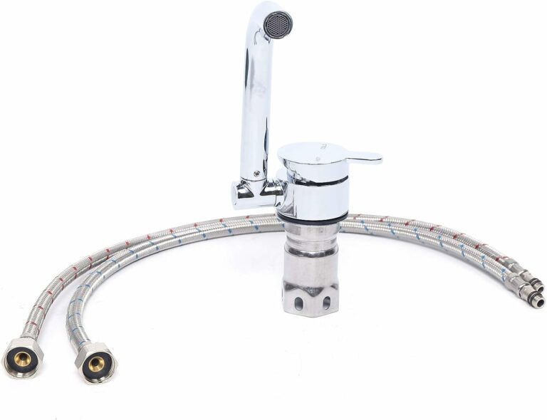 Caravan Fold Chrome Plated Stainless Sink Hot/Cold Mixer Tap, Faucet ...