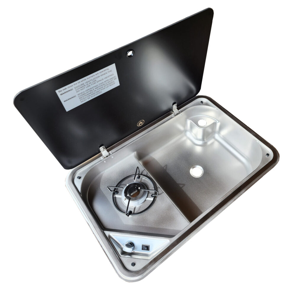 Euro-Grand Caravan Combination Cooktop Sink Burner LPG Gas Stove Hob ...